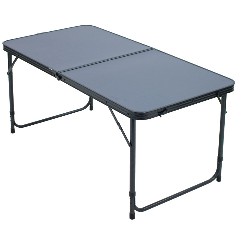 Rio Brands 48" Rectangular Fold-in-Half Portable Folding Table | Wayfair